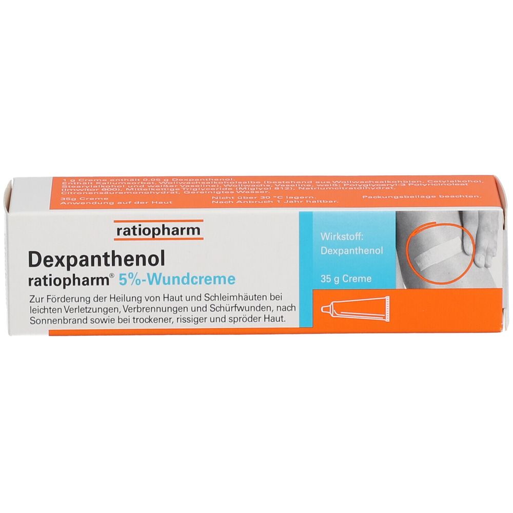 Dexpanthenol ratiopharm® 5%-Wundcreme 35 g - shop-apotheke.at