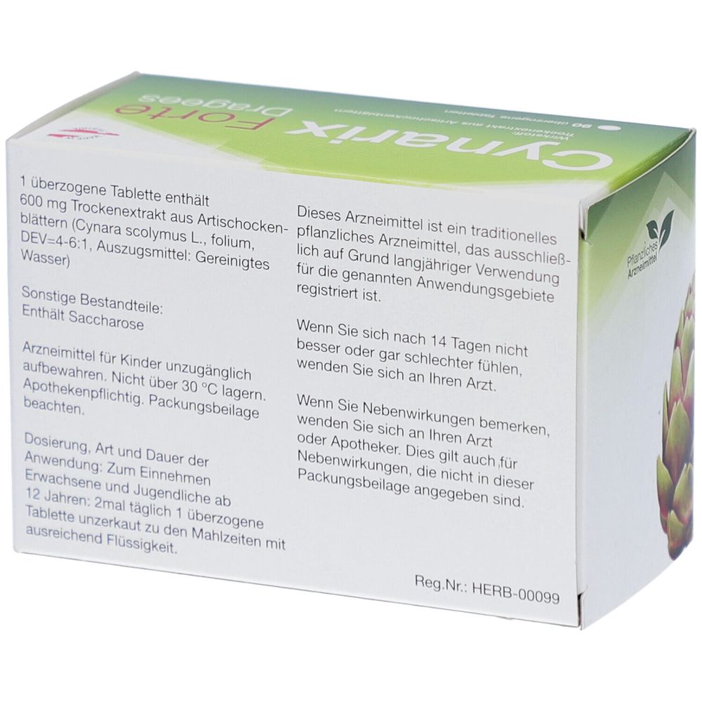 Cynarix FORTE Dragees 90 St - shop-apotheke.at