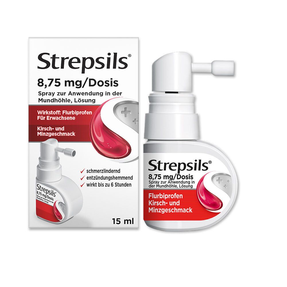 Strepsils® Spray 8,75 mg/Dosis 15 ml - shop-apotheke.at