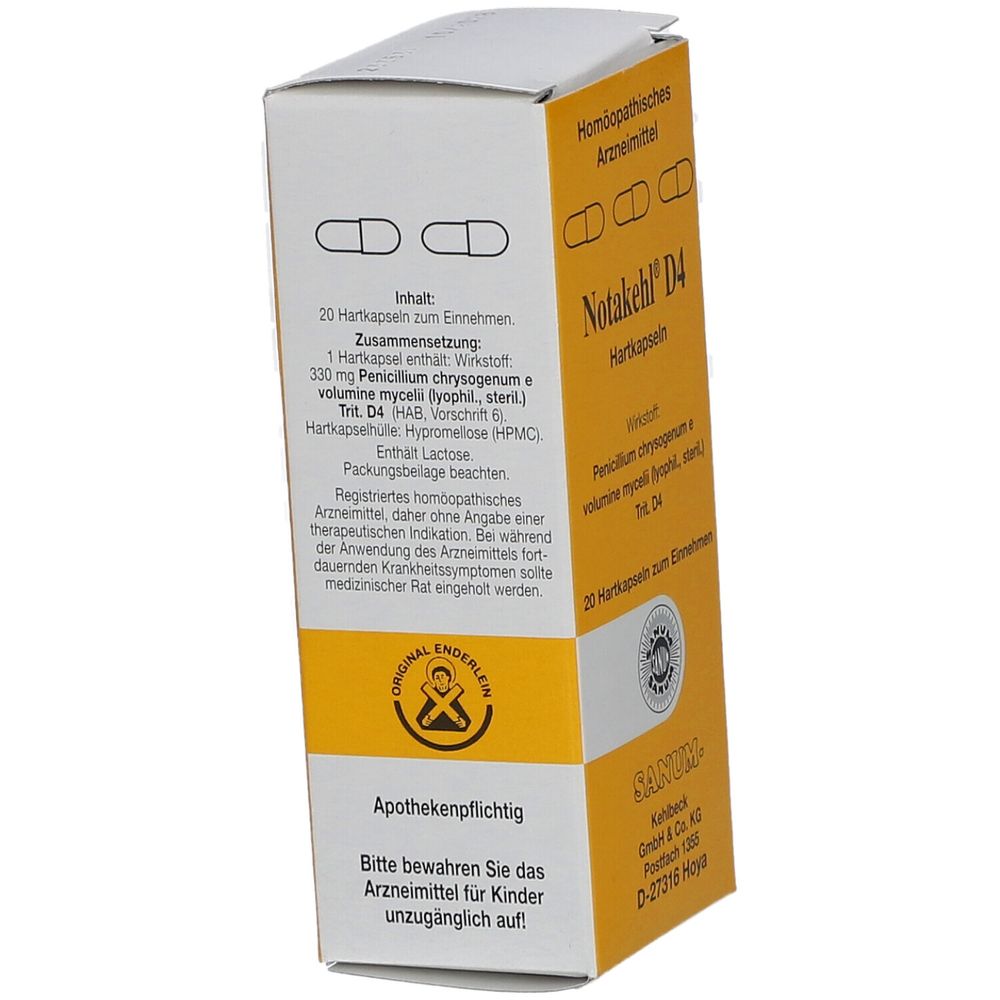 Notakehl® D4 Kapseln 20 St - shop-apotheke.at