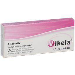 Vikela® 1,5 mg Notfallverhütung 1 St - Shop Apotheke