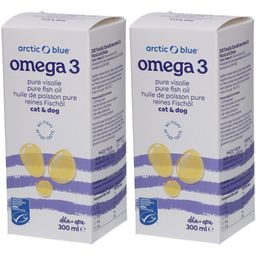 Arctic Blue Omega 3 Fischöl für Hunde & Katzen 2x300 ml - Shop Apotheke