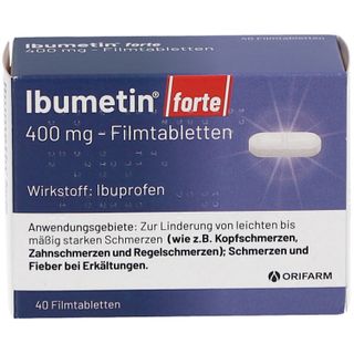 Ibumetin® forte 400mg 40 St - Shop Apotheke