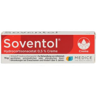 Soventol® HydroCortisonacetat 0,5 % 15 g - Shop Apotheke