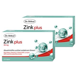 Dr. Böhm® Zink plus 30 mg 2x30 St - Shop Apotheke