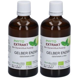 Gelber Enzian Tinktur Bio Phyto Extrakt 2x100 ml - Shop Apotheke