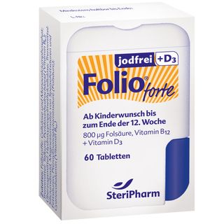 Folio® forte jodfrei + D3 60 St - Shop Apotheke