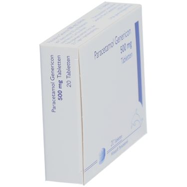 Paracetamol Genericon 500mg 20 St - Shop Apotheke