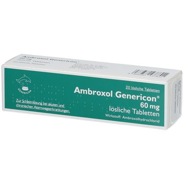 Ambroxol Genericon 20 St - Shop Apotheke