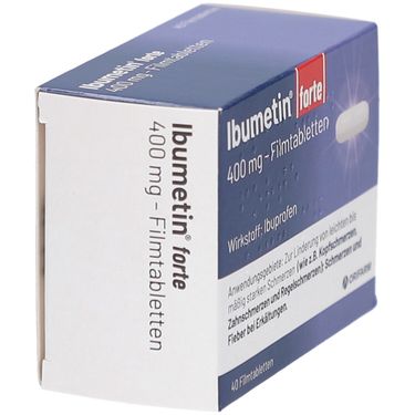 Ibumetin® forte 400mg 40 St - Shop Apotheke
