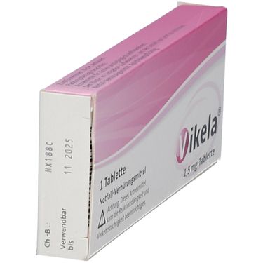 Vikela® 1,5 mg Notfallverhütung 1 St - Shop Apotheke