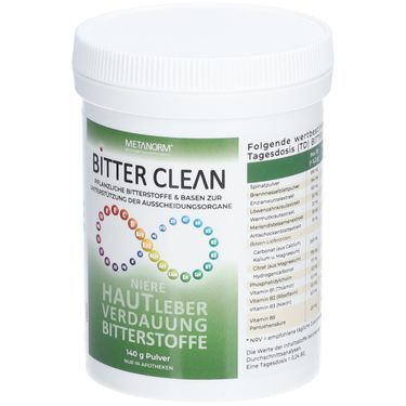 Bitter Clean Pulver Metanorm 140 g - Shop Apotheke