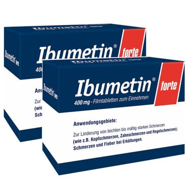 Ibumetin® forte 400mg 2x40 St - Shop Apotheke