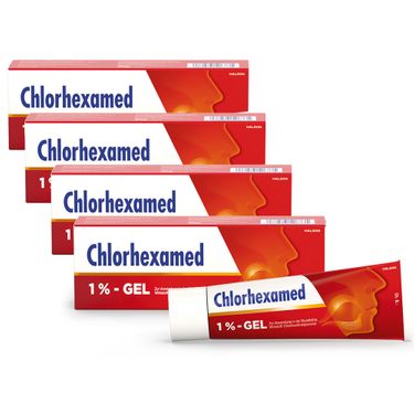 Chlorhexamed® Gel 1 % 4x50 g - Shop Apotheke
