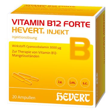 VITAMIN B12 FORTE-HEVERT® Ampullen 20x2 ml - Shop Apotheke