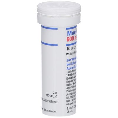 Mucobene® 600 mg-lösbare Tabletten 10 St - Shop Apotheke
