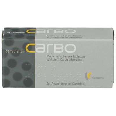 CARBO Medicinalis Sanova Tabletten 30 St - Shop Apotheke