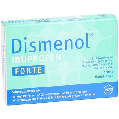 Dismenol-Ibuprofen 400 mg Forte Filmtabletten 20 St - Shop Apotheke