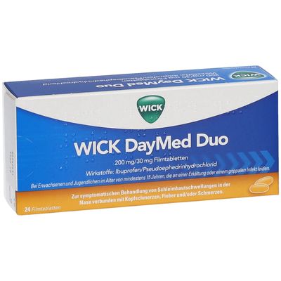 WICK Day Med Duo 200 mg/30 mg 4,7 von 5 (63) 24 St - Shop Apotheke