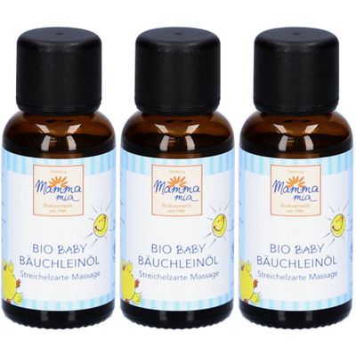 Mamma Mia BIO BABY BÄUCHLEINÖL 3x30 ml - Shop Apotheke