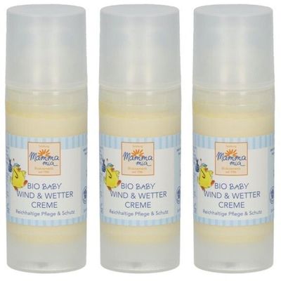 Mamma Mia BIO BABY WIND & WETTER CREME 3x50 ml - Shop Apotheke