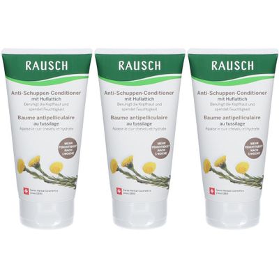 RAUSCH Anti-Schuppen-Conditioner mit Huflattich 3x150 ml - Shop Apotheke