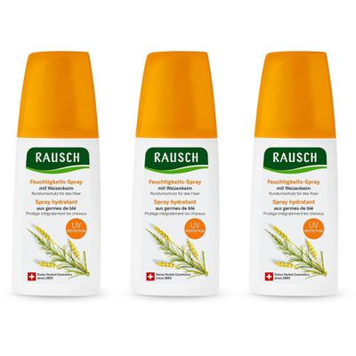 RAUSCH Feuchtigkeits-Spray mit Weizenkeim 3x100 ml - Shop Apotheke