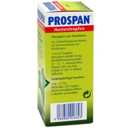 PROSPAN® Hustentropfen 50 ml - Shop Apotheke