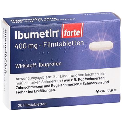 Ibumetin® forte 400 mg 20 St - Shop Apotheke