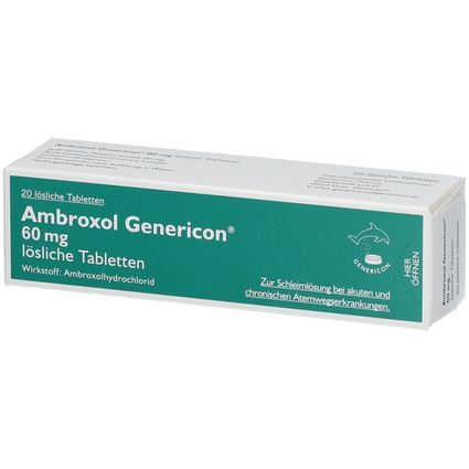 Ambroxol Genericon 20 St - Shop Apotheke