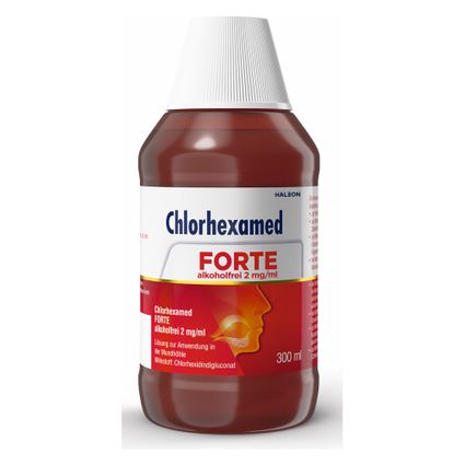 Chlorhexamed® FORTE alkoholfrei 2 mg/ml 300 ml - Shop Apotheke