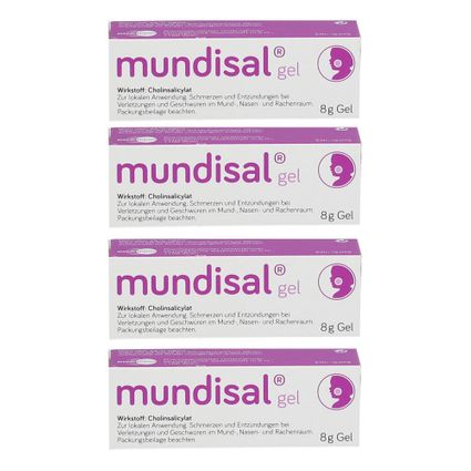 Mundisal® Gel 4x8 g - Shop Apotheke