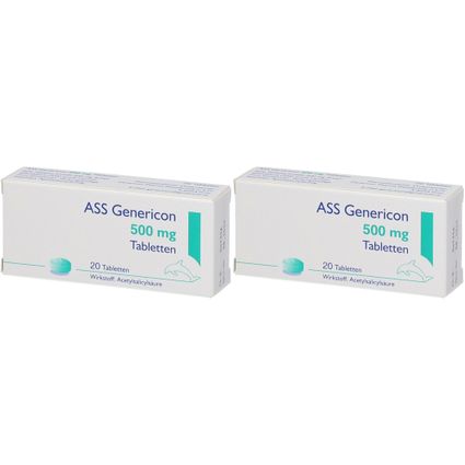 ASS Genericon 2x20 St - Shop Apotheke