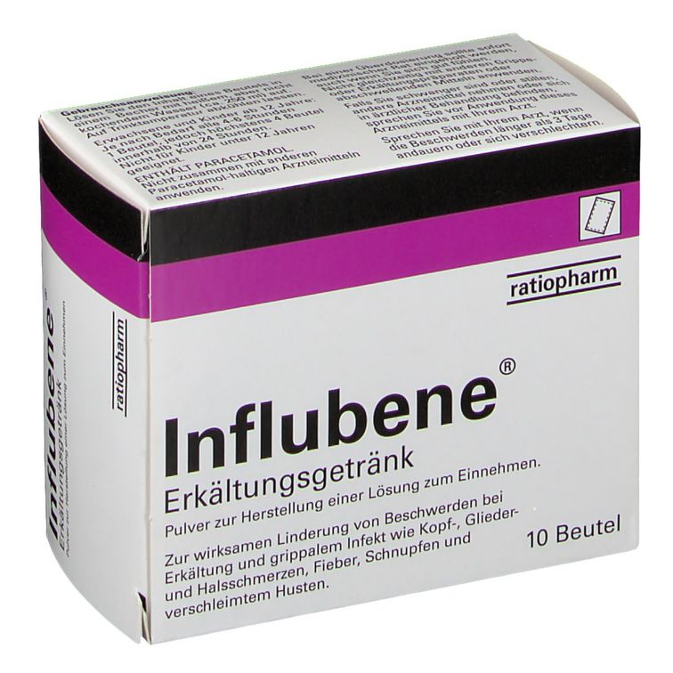 Influbene® Erkältungsgetränk ratiopharm 10 St - shop-apotheke.at