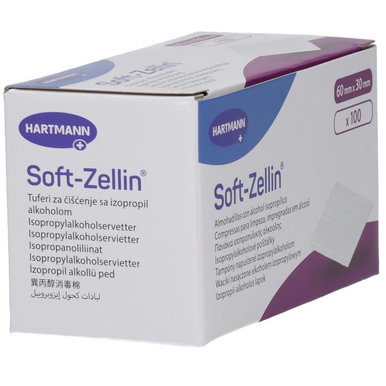 HARTMANN® Soft-Zellin® Isopropyl-Alkoholtupfer 100 St - shop-apotheke.at