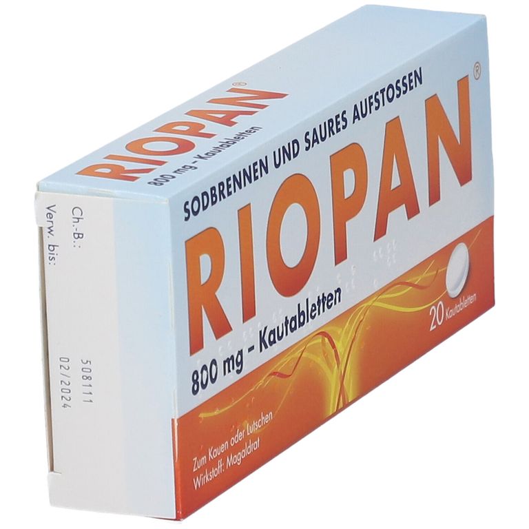 Riopan® 800 mg Kautabletten 20 St - Shop Apotheke