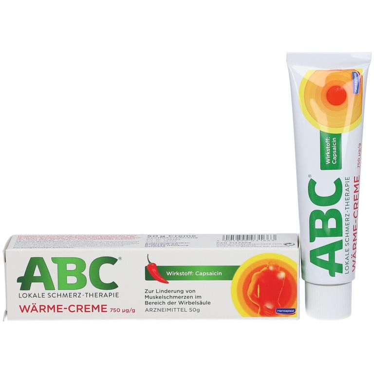 Hansaplast ABC® Lokale Schmerz-Therapie Wärme-Creme 50 g - Shop Apotheke