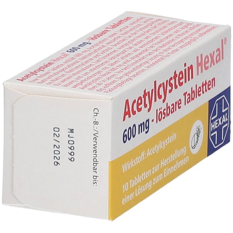Acetylcystein Hexal® 600 mg 10 St - Shop Apotheke