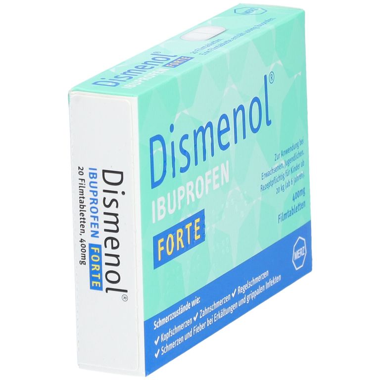Dismenol-Ibuprofen 400 mg Forte Filmtabletten 20 St - Shop Apotheke