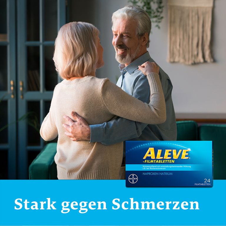 Aleve® Filmtabletten bei Körper- und Rückenschmerzen 24 St - Shop Apotheke