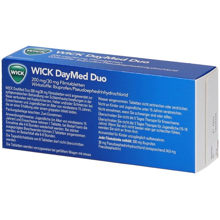 WICK Day Med Duo 200 mg/30 mg 4,7 von 5 (63) 24 St - Shop Apotheke