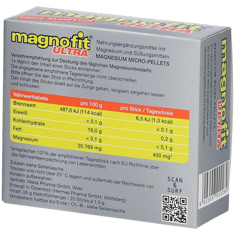 magnofit® ULTRA 20x1,3 g - Shop Apotheke
