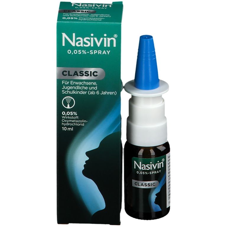 Nasivin® Classic 0,05% Nasenspray 10 ml - Shop Apotheke