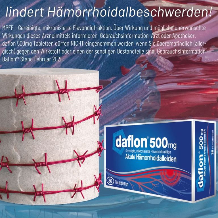 Daflon 500 mg Filmtabletten 36 St - Shop Apotheke