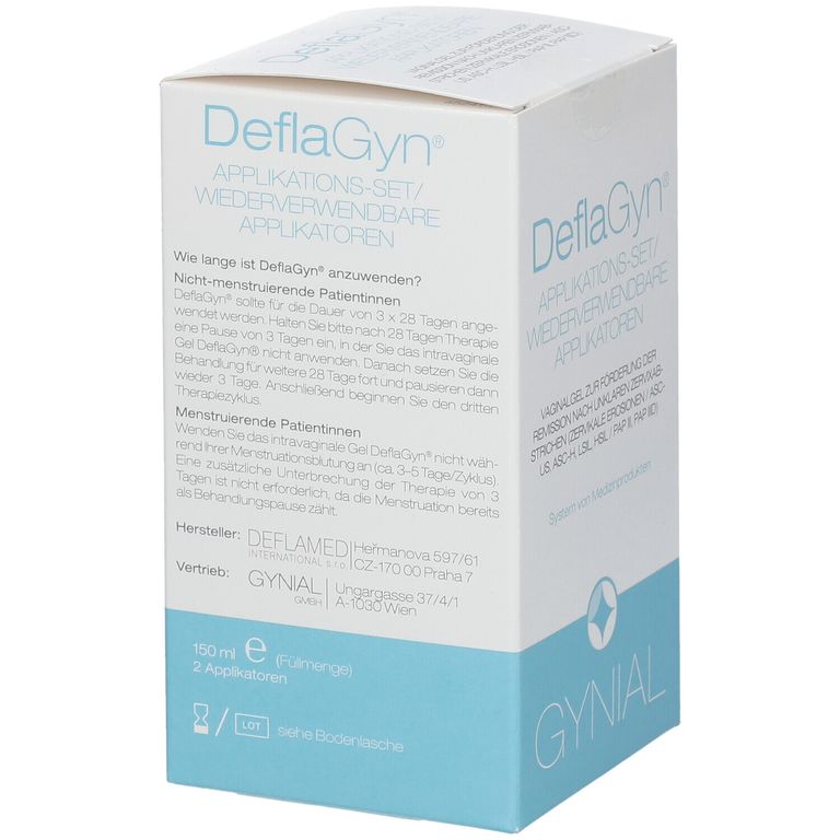 DeflaGyn® Vaginalgel Applikations-Set 1 St - Shop Apotheke