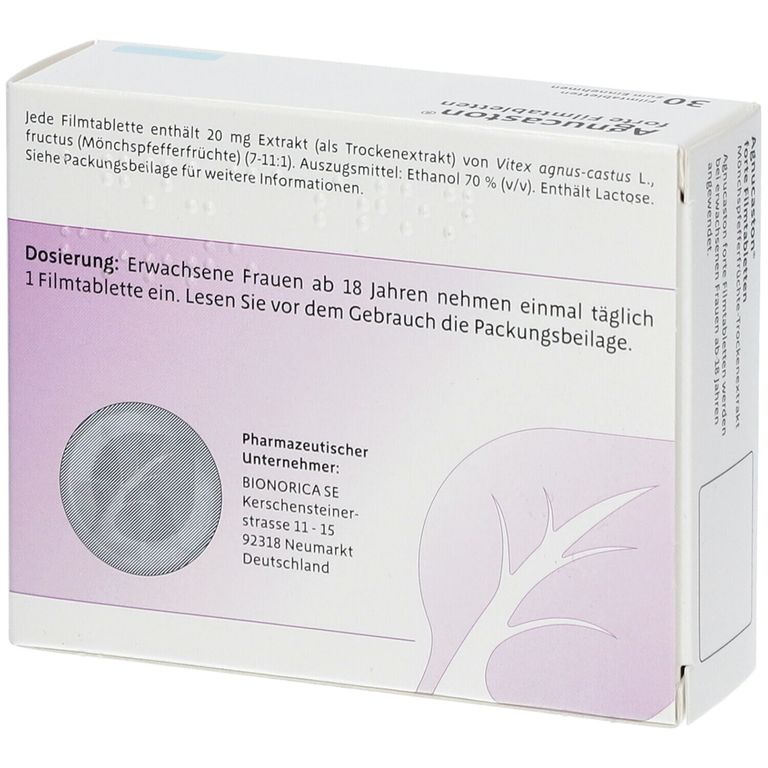 Bionorica Agnucaston® forte 30 St - Shop Apotheke