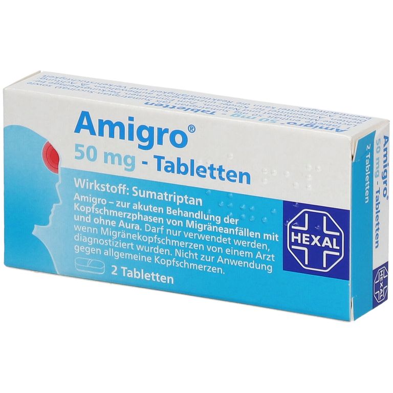 Amigro 50 mg 2 St - Shop Apotheke