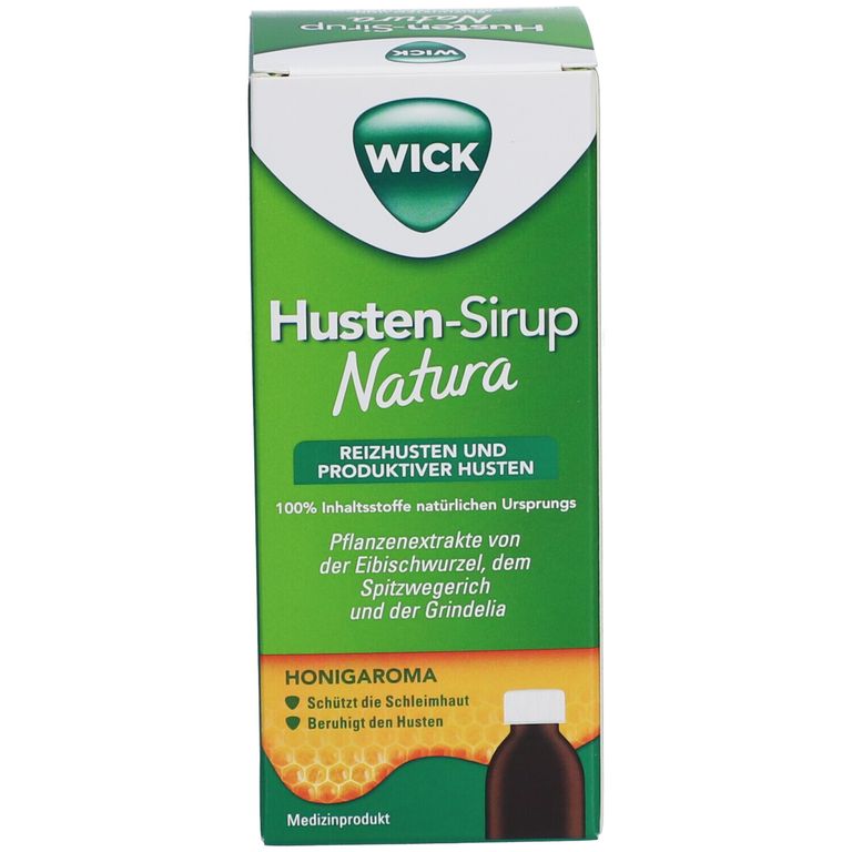WICK Husten-Sirup Natura gegen Reizhusten 140 ml - Shop Apotheke
