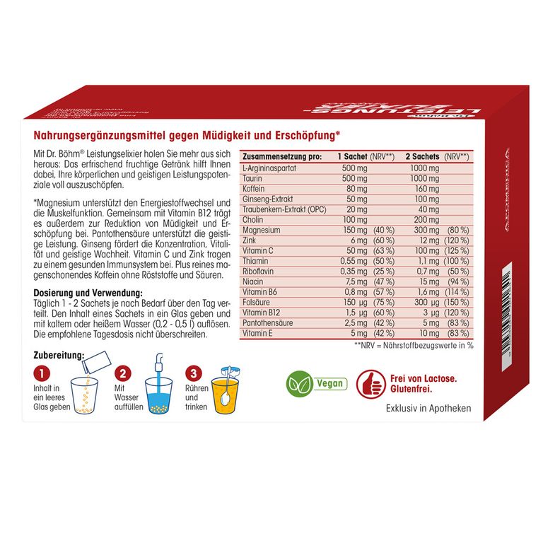 Dr. Böhm® Leistungselixier 2x28 St - Shop Apotheke