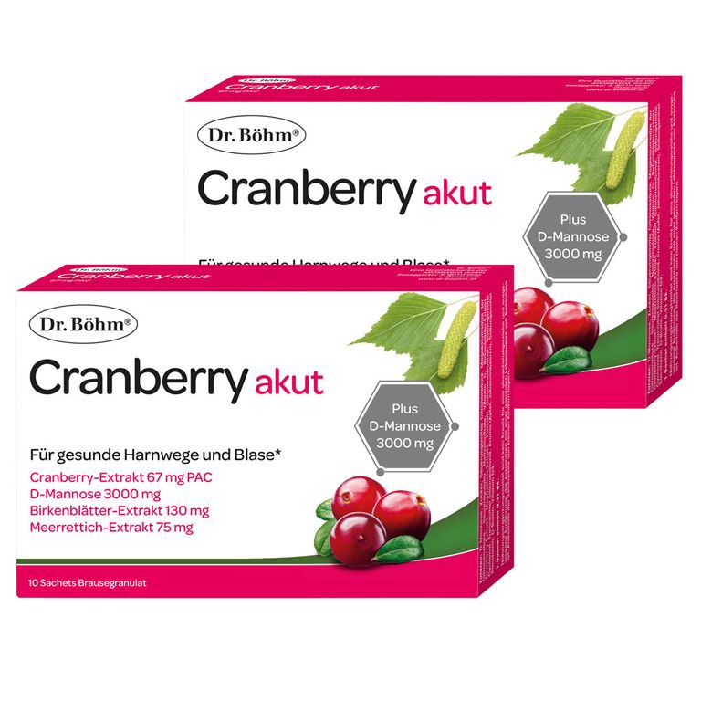 Dr. Böhm Cranberry akut 2x10 St - Shop Apotheke